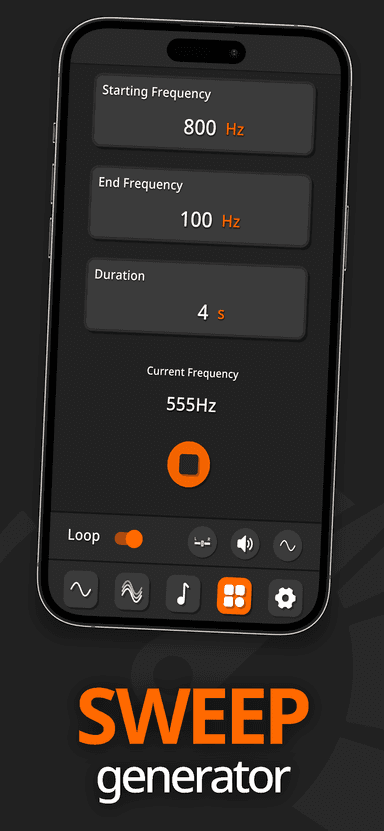 Frequency Sound Generator App