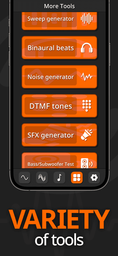 Frequency Sound Generator App